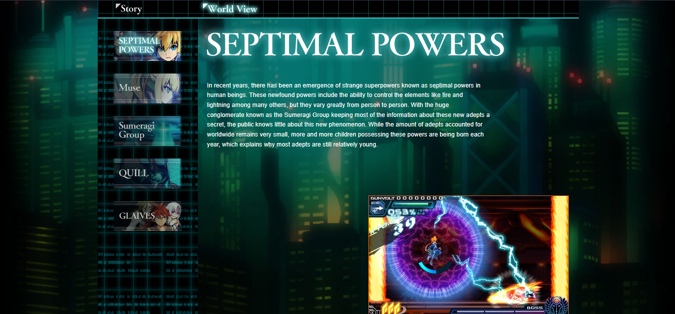 Azure Striker Gunvolt Thread: Lore and Feats Discussion | One Last Forum - Last But Not Least