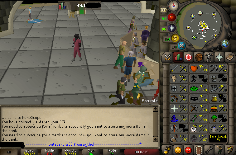 Perfect maxed med level with ALL untradeables and Augury&Rigour ...