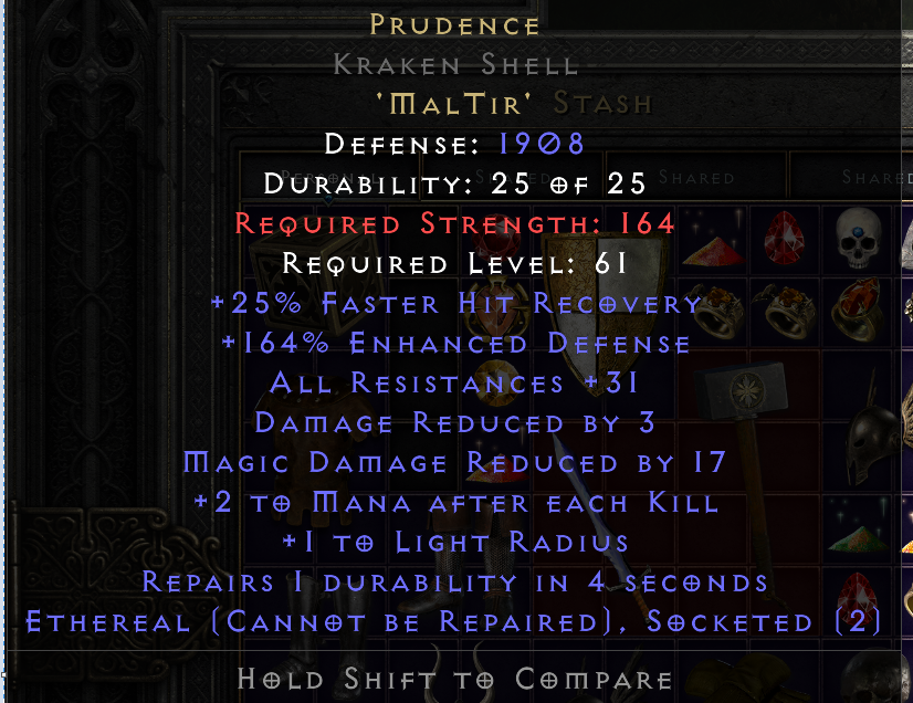 2os Eth Armor Or Prudence - Topic - d2jsp