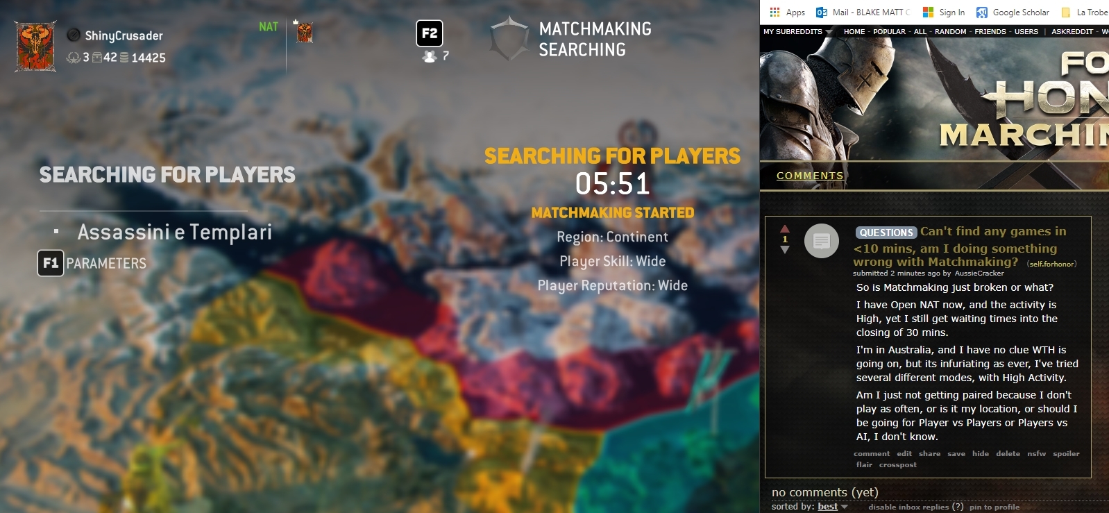 Can't find any games in