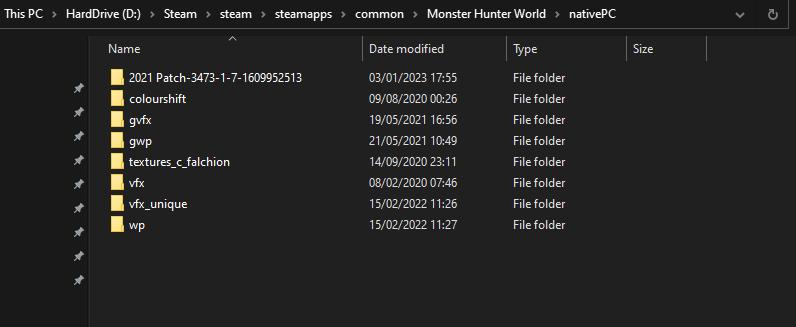 Same named folders for mod things : r/MonsterHunterWorld