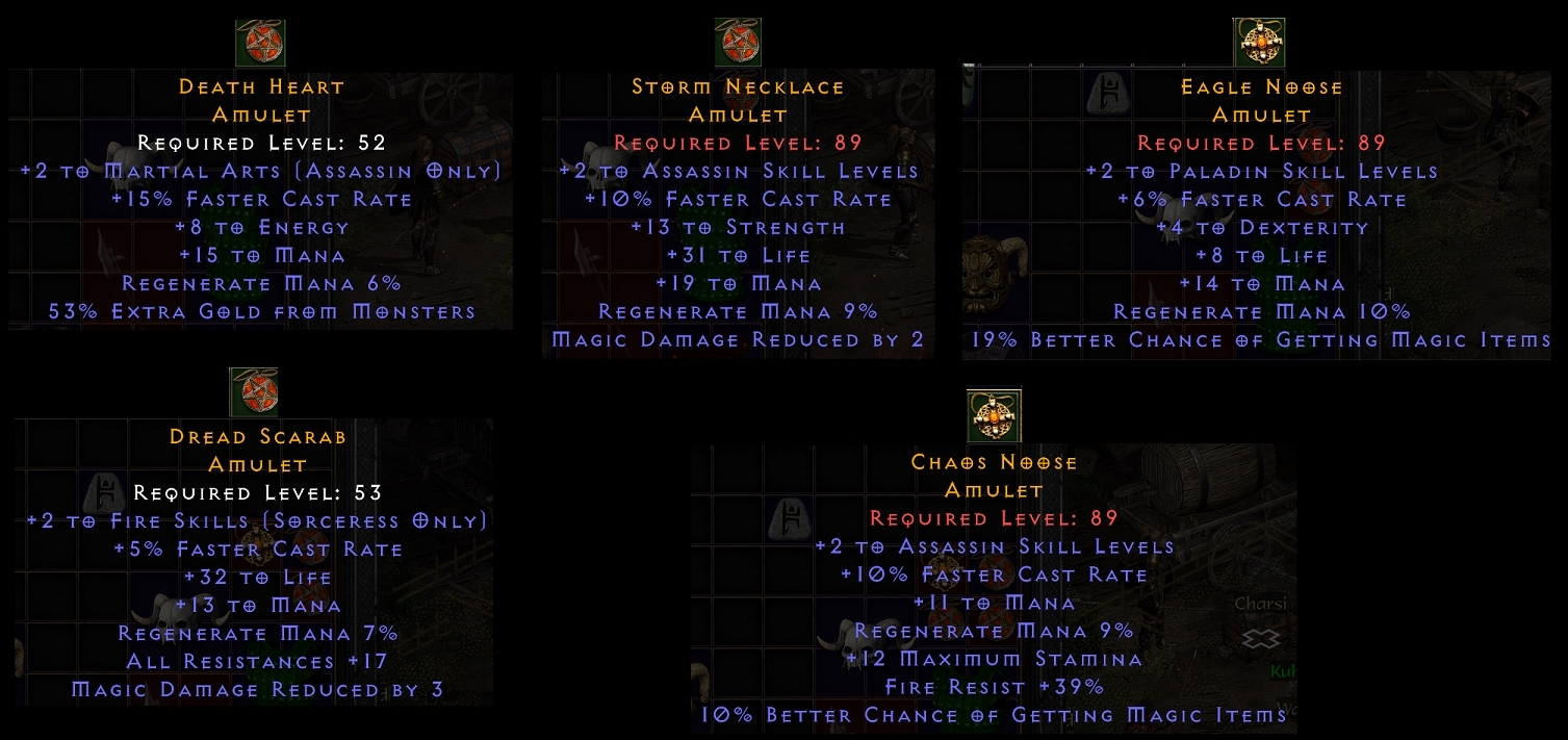 Are These Crafted Amulets Worth Anything? - Topic - d2jsp
