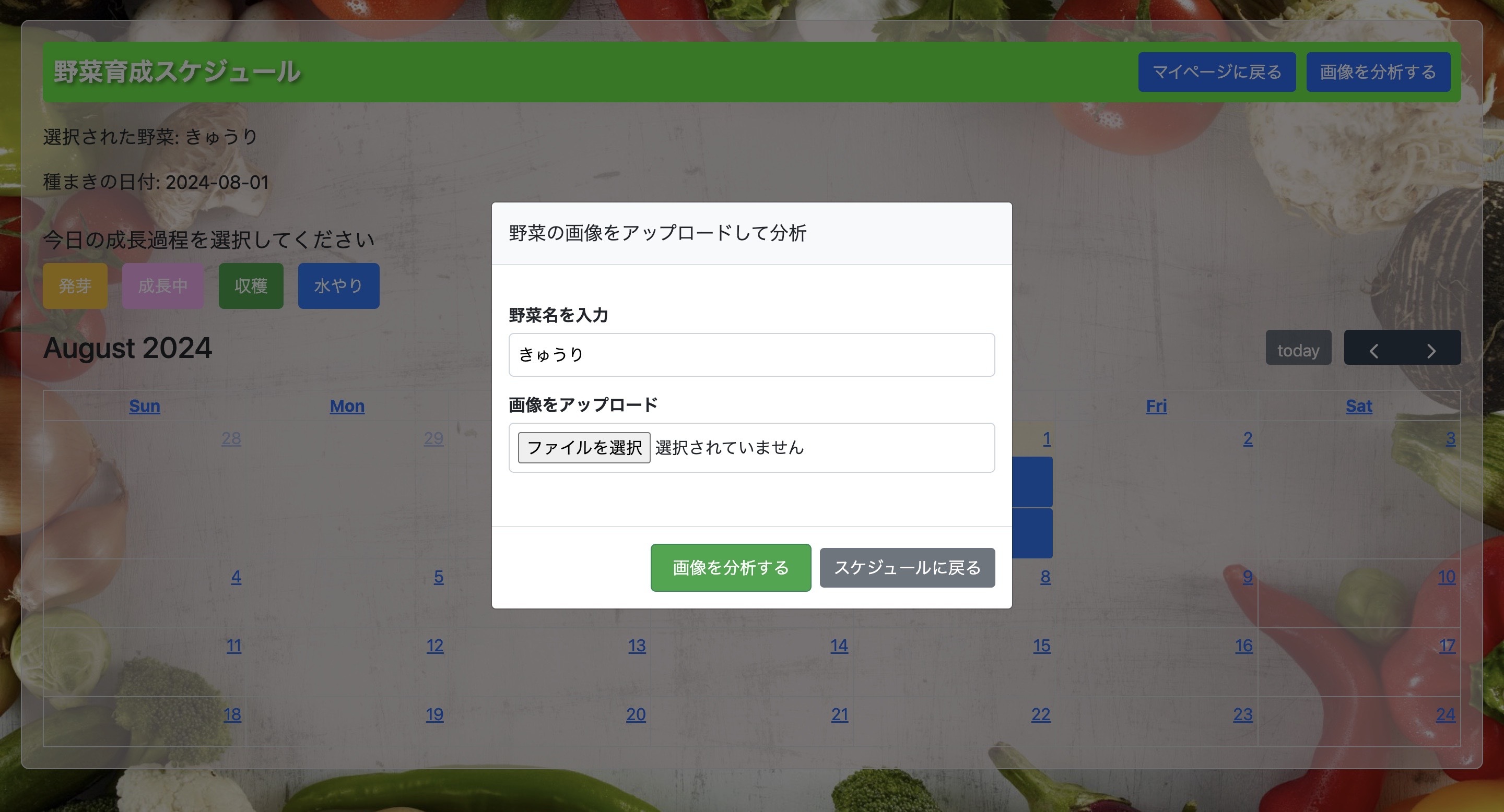 GitHub - daikimatsumoto0731/vegetable_service