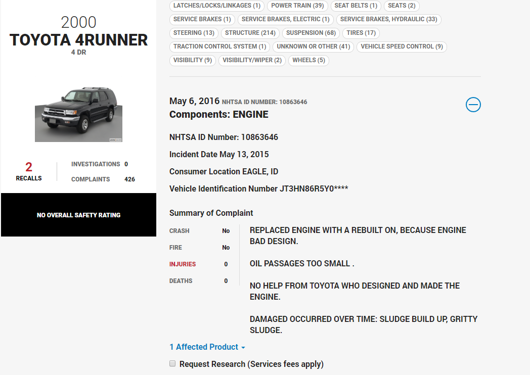 Rear Axle crash and Toyota loses - Page 2 - Toyota 4Runner Forum ...