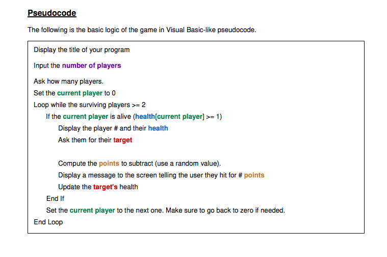 Overview Time to make a game - a game that will fully | Chegg.com