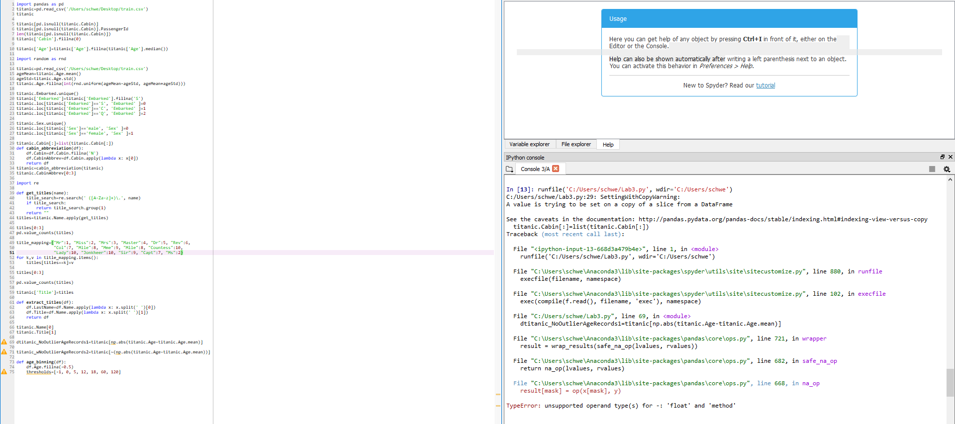 Solved I Cant Get The Following Python Code To Run Without 1256