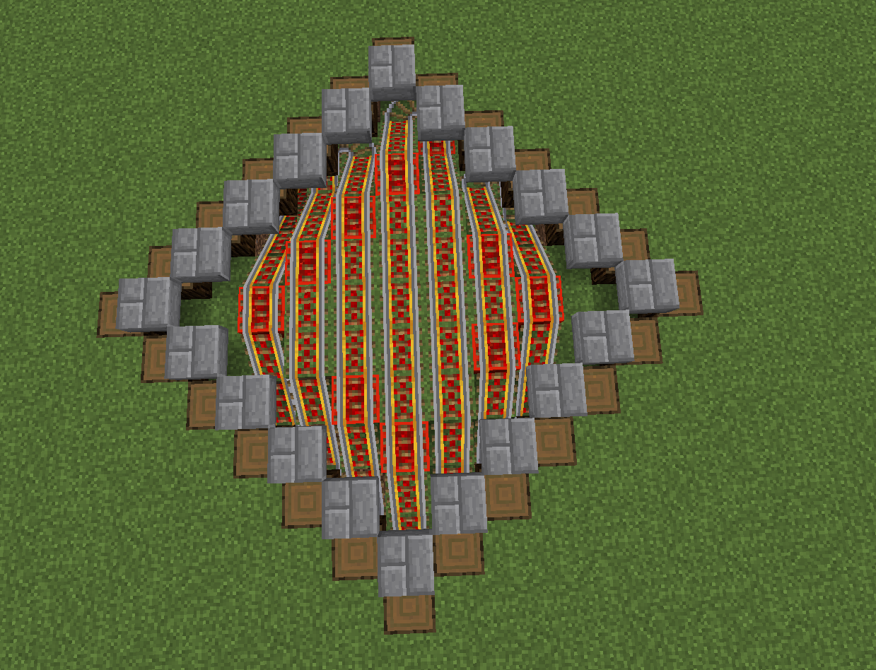 Is there a clever way to cover this diagonal square's surface with a ...