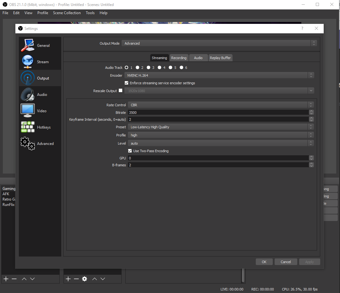 Audio sounding choppy and getting red/yellow encoding indicators next to all media source/vlc ...
