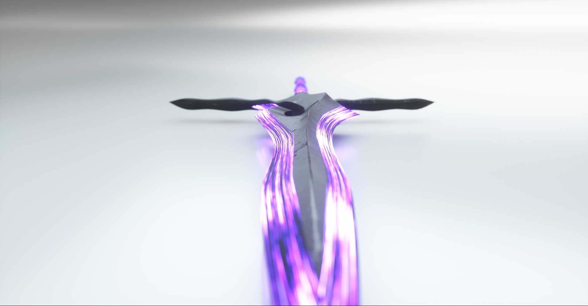 Magical Sword w/ Crystal Handle & Glowing Blade - Buy Royalty Free 3D model by impylse [3467dea ...