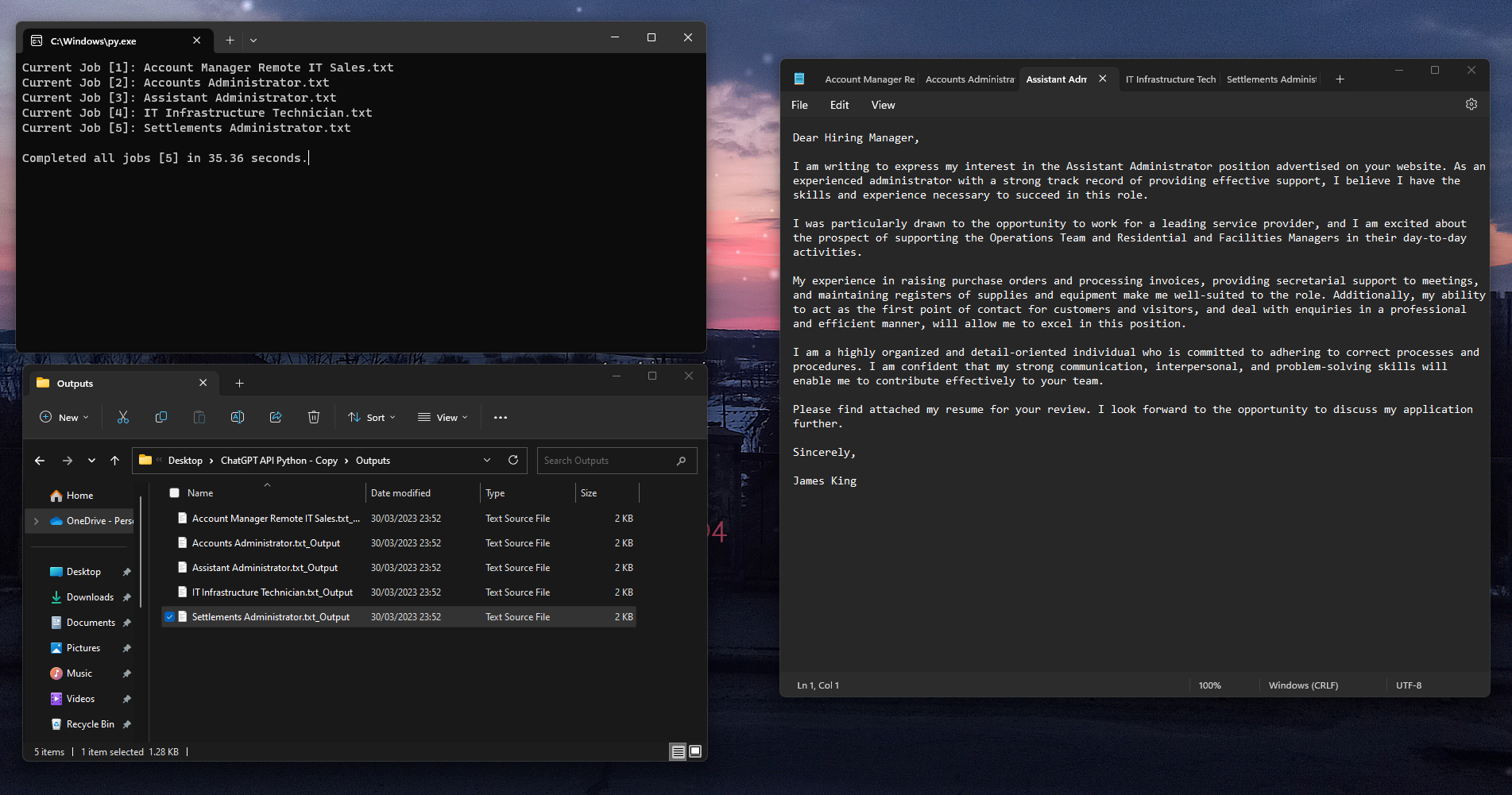 GitHub - abroniewski/CoverLetter-Generator: This project implements a cover letter generator ...