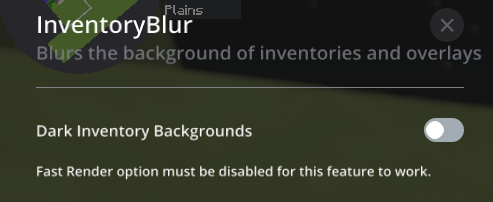 Inventory Blur Mod | Badlion