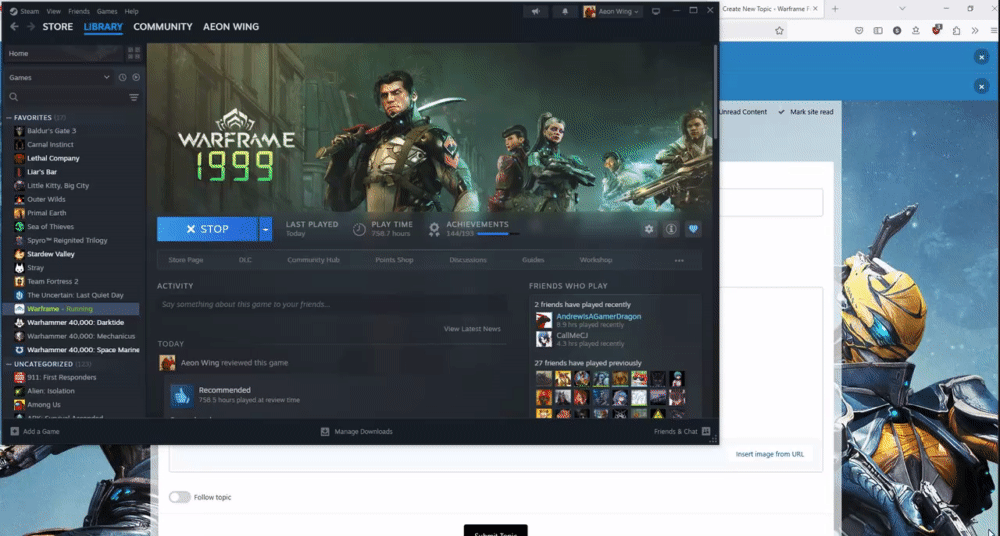 Steam Launcher Failure - PC Bugs - Warframe Forums