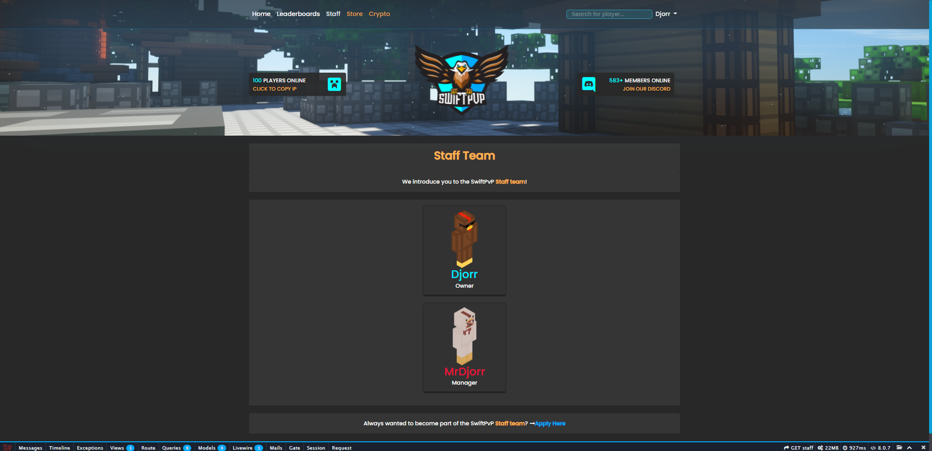 GitHub - Djorr/Minecraft-Server-Website: One of my first minecraft ...