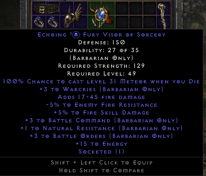 Iso Bvc Items - Topic - d2jsp