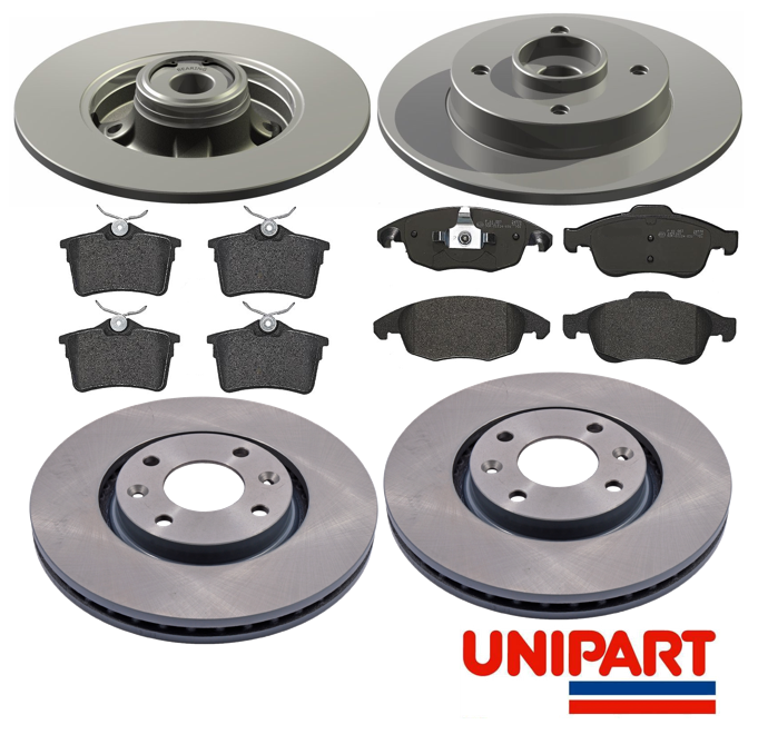 Peugeot - 5008 1.6 HDi VTi 2008-16 Front & Rear Brake Discs & Pads w ...