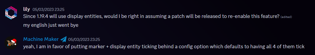 Add options to disable display entities ticking · Issue #10221 · PaperMC/Paper · GitHub