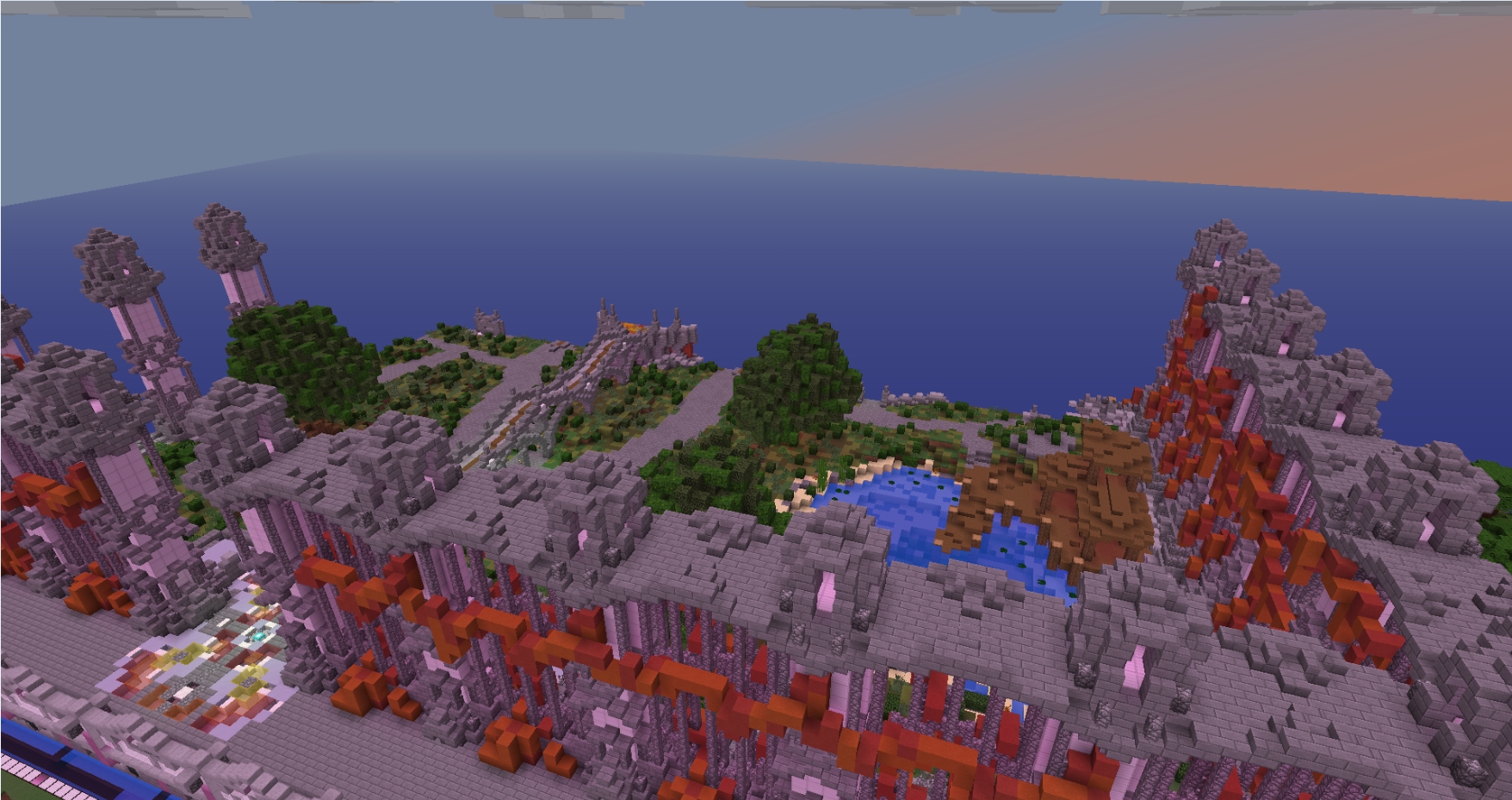 Factions Spawn 183x183 [by Athapix Build Team] [65$] | BuiltByBit (MC ...