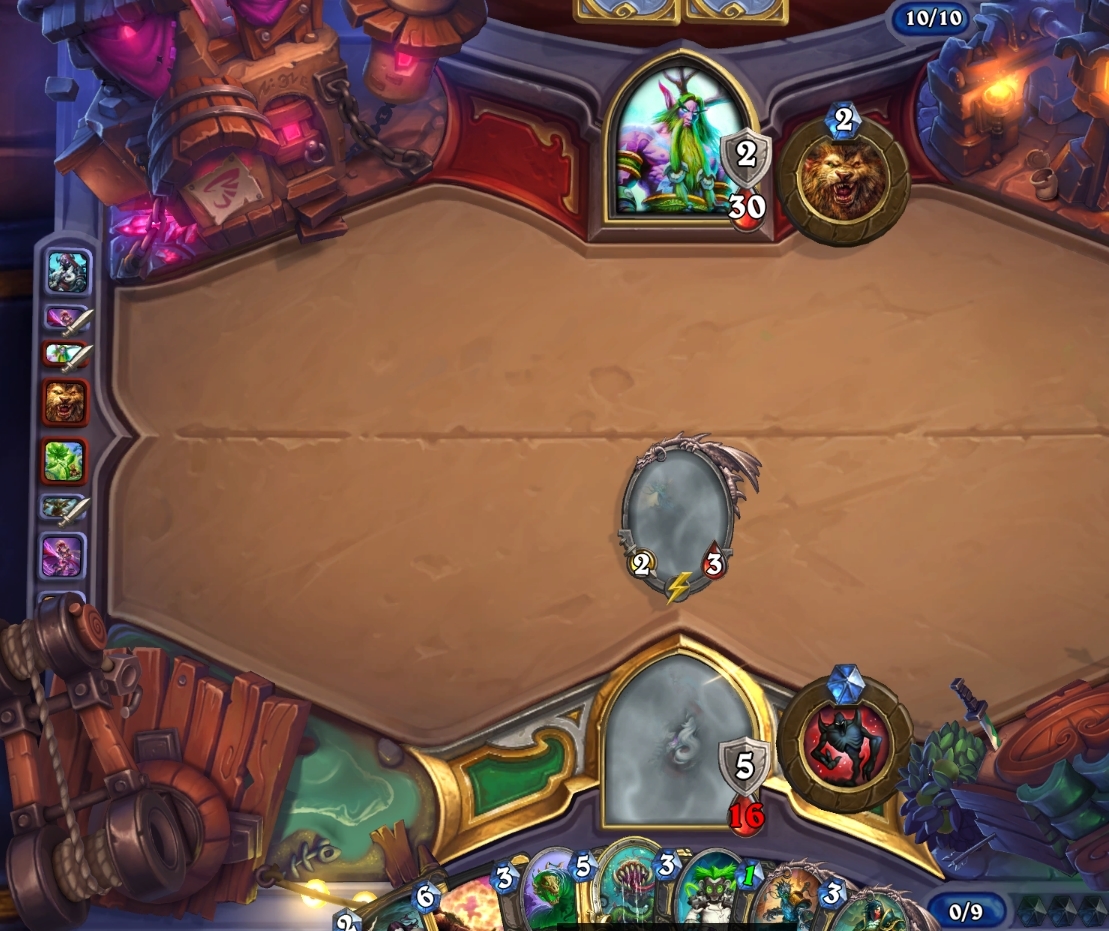 Poor druid had no target to play UI :'( : r/hearthstone