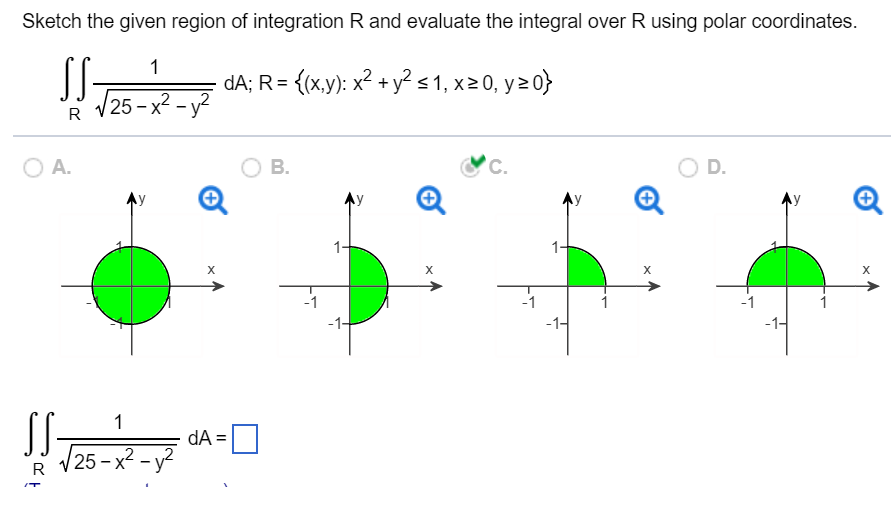 Solved Sketch the given region of integration R and evaluate | Chegg.com