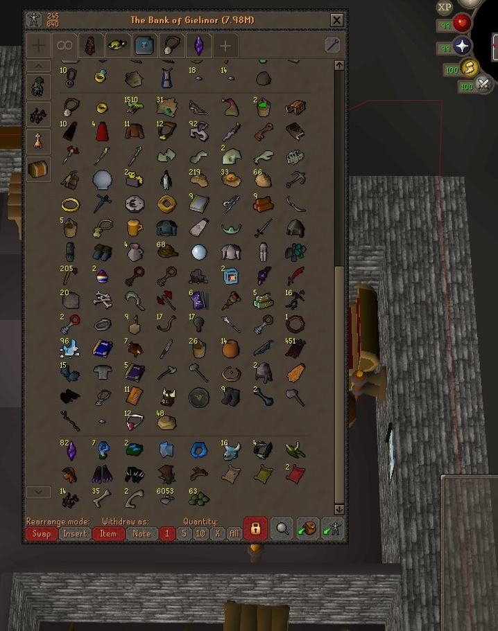 [$25 DONOR] [$1199] 2277 infernal main account - 10 pets, bloodhound ...