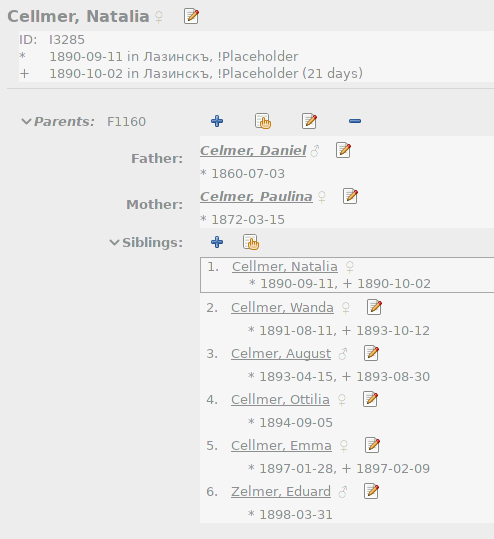 A child was born and died in 1890 - yet 24 years later gets married ...