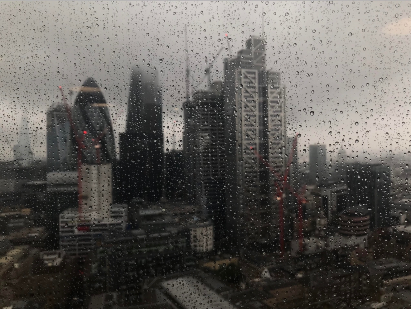 London this morning : r/raining