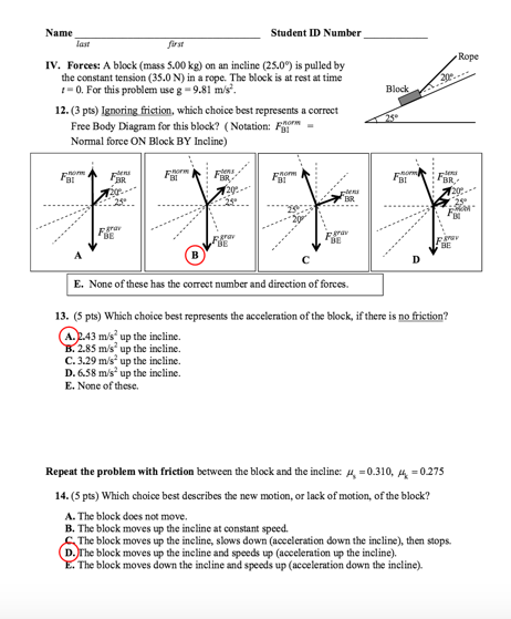 Solved Multi-part physics forces problem? I don't know how | Chegg.com