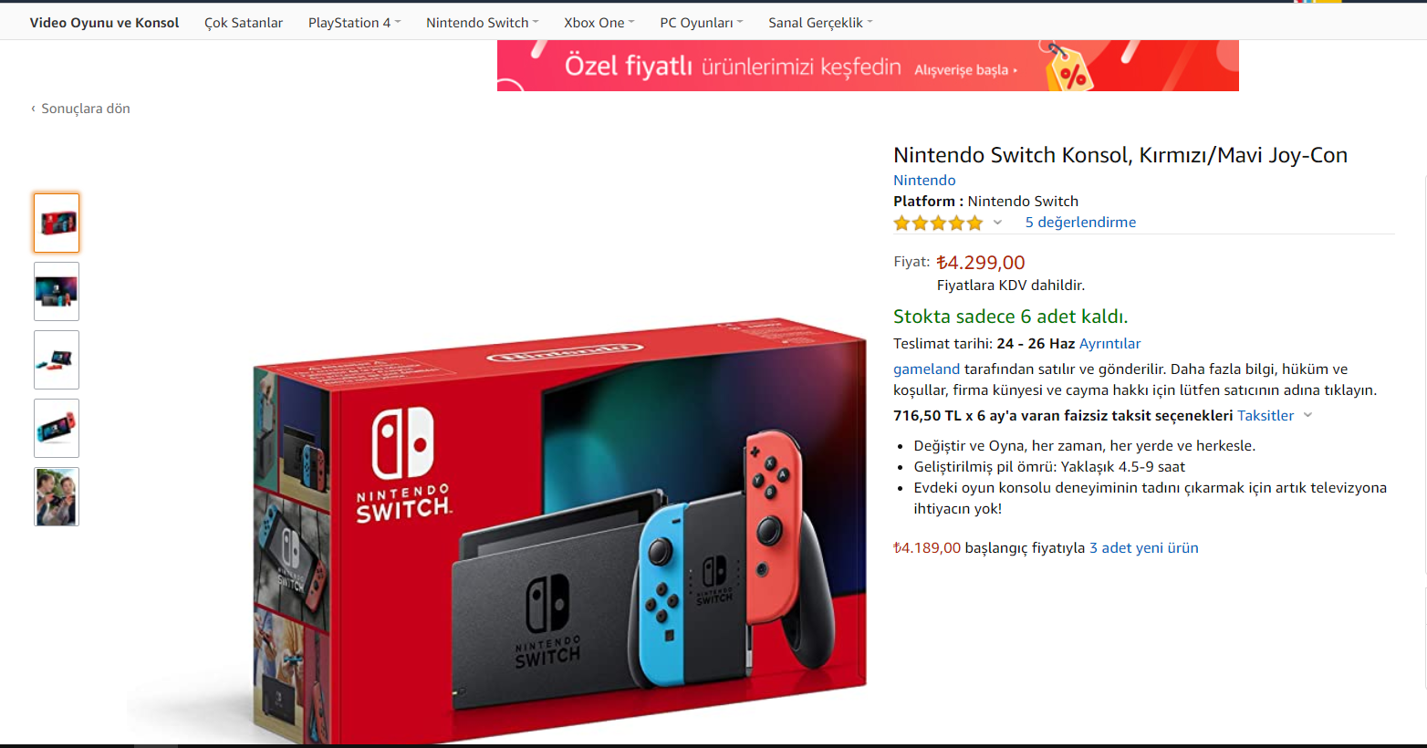 300 dolarlık nintendo switch'in 4300 lira olması - ekşi sözlük