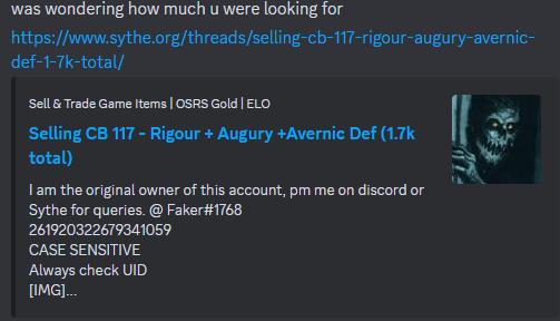 Faker requesting a pardon for lying about being OO of an account | Sell ...
