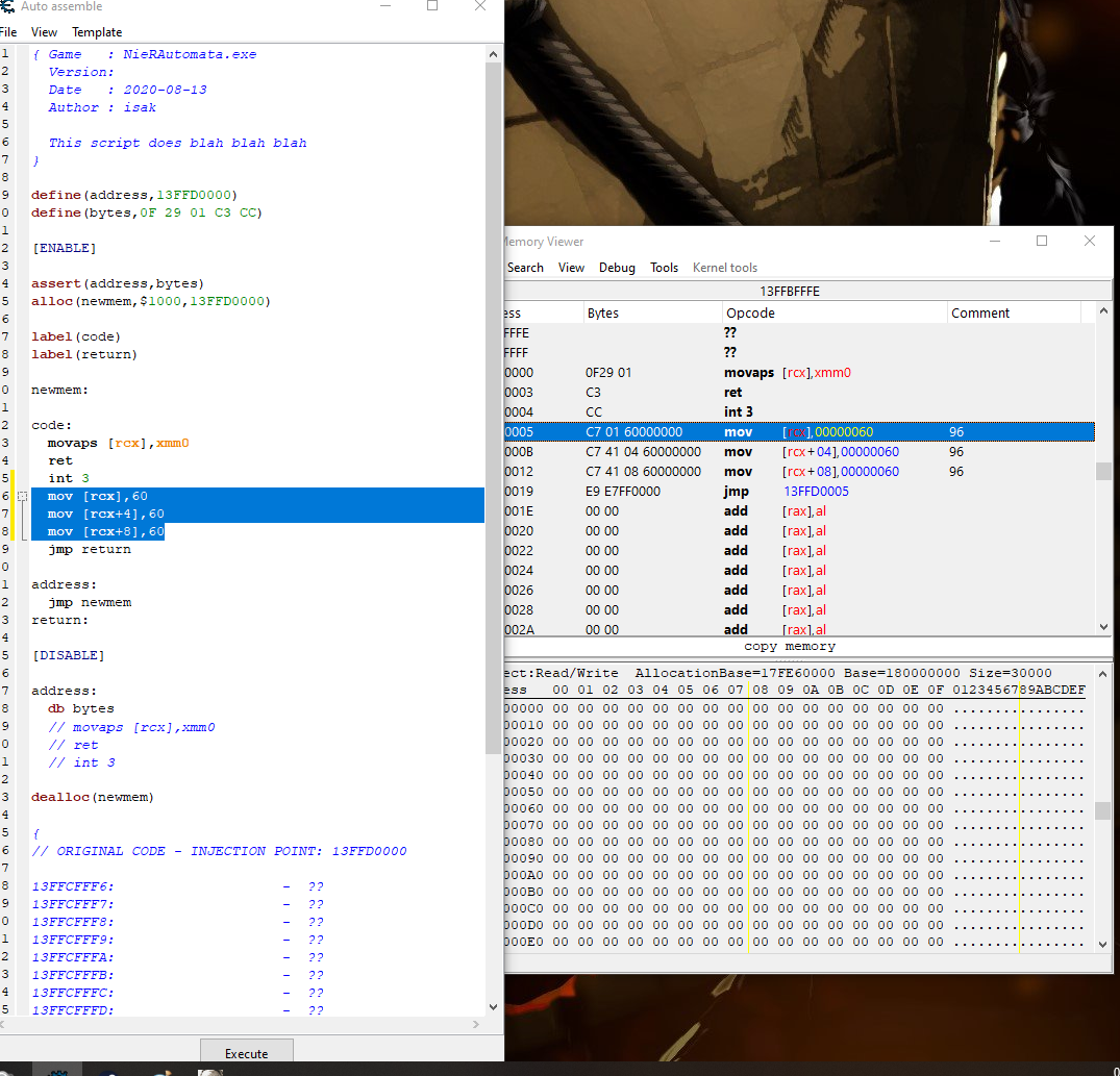 Can you prevent a value from updating without NOPing adresses that ...