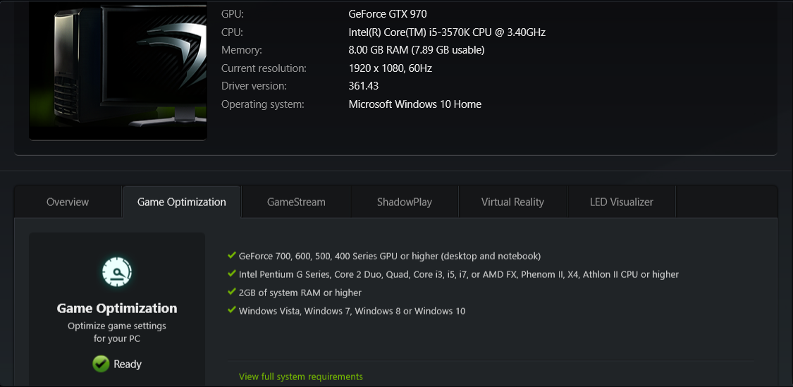 Geforce experience in a nutshell... : r/pcmasterrace