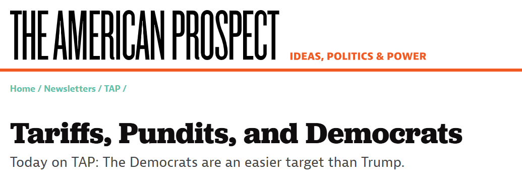 Tariffs, Pundits, and Democrats - Democratic Underground Forums