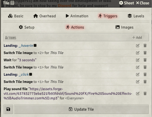 [Monks Active Tile Triggers] Hover Over Effect not working? : r/FoundryVTT