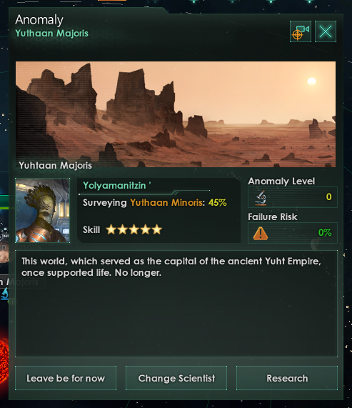 "The Yuht Empire" - Precursor Empire Flavour Text and Ending : r/Stellaris