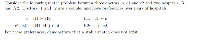 Consider the following match problem between three | Chegg.com