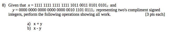 Solved y 0000 0000 0000 0000 0000 0010 1101 01112 | Chegg.com
