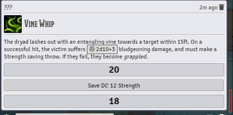 Damage/attack labels have stopped functioning properly since the latest ...