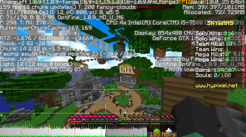 F3 SCREEN GLITCHED | Hypixel Forums