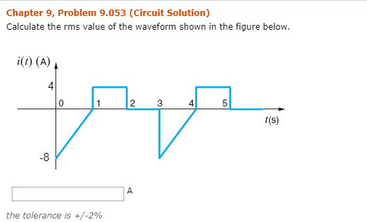 Solved Chapter 9, Problem 9.053 (Circuit Solution) Calculate | Chegg.com