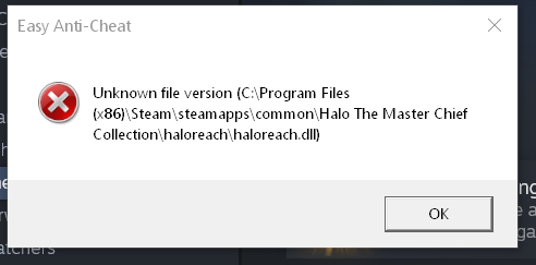 Unknown file version :: Halo: The Master Chief Collection Self-Help