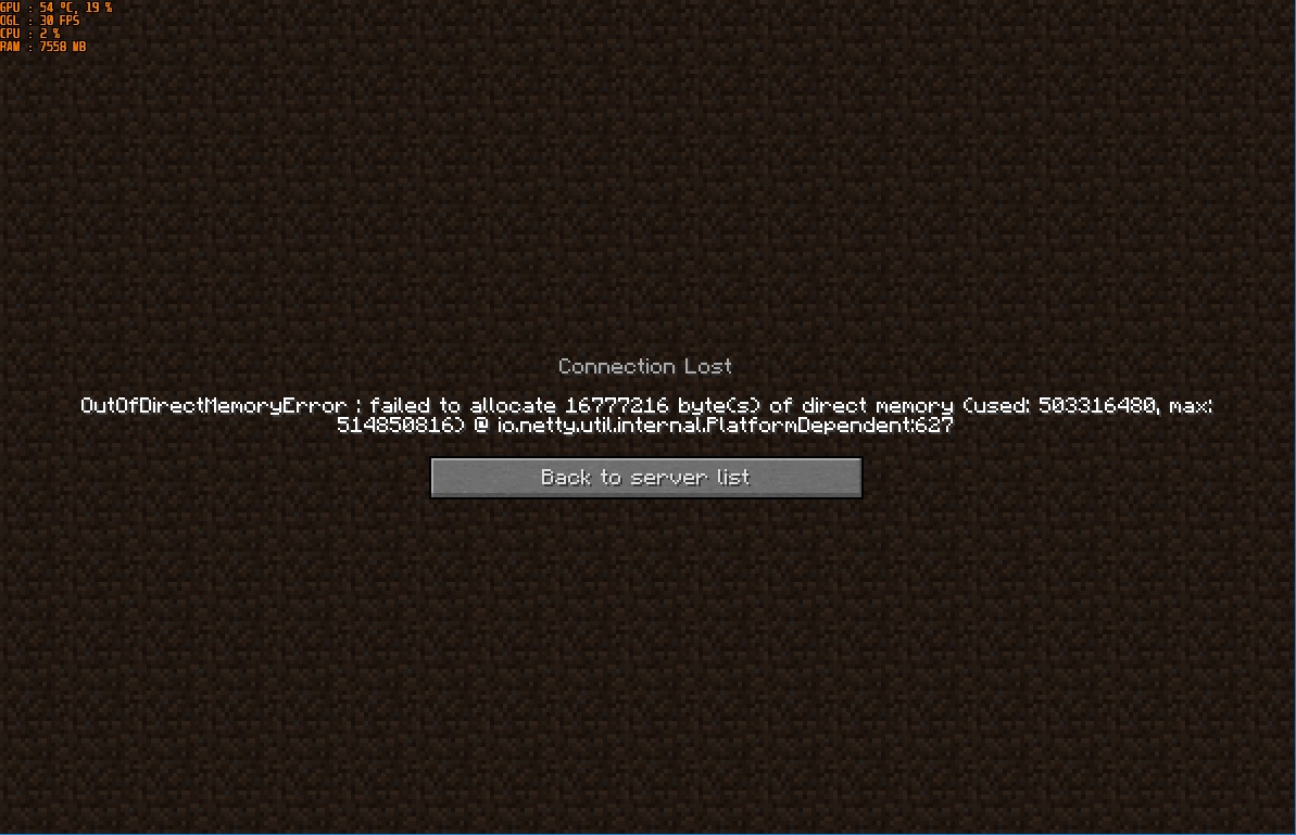 out of memory | SpigotMC - High Performance Minecraft Community