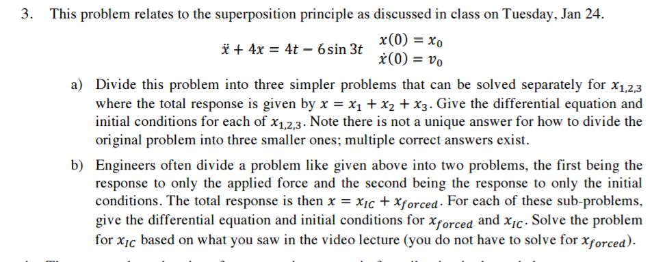 Solved This problem relates to the superposition principle | Chegg.com