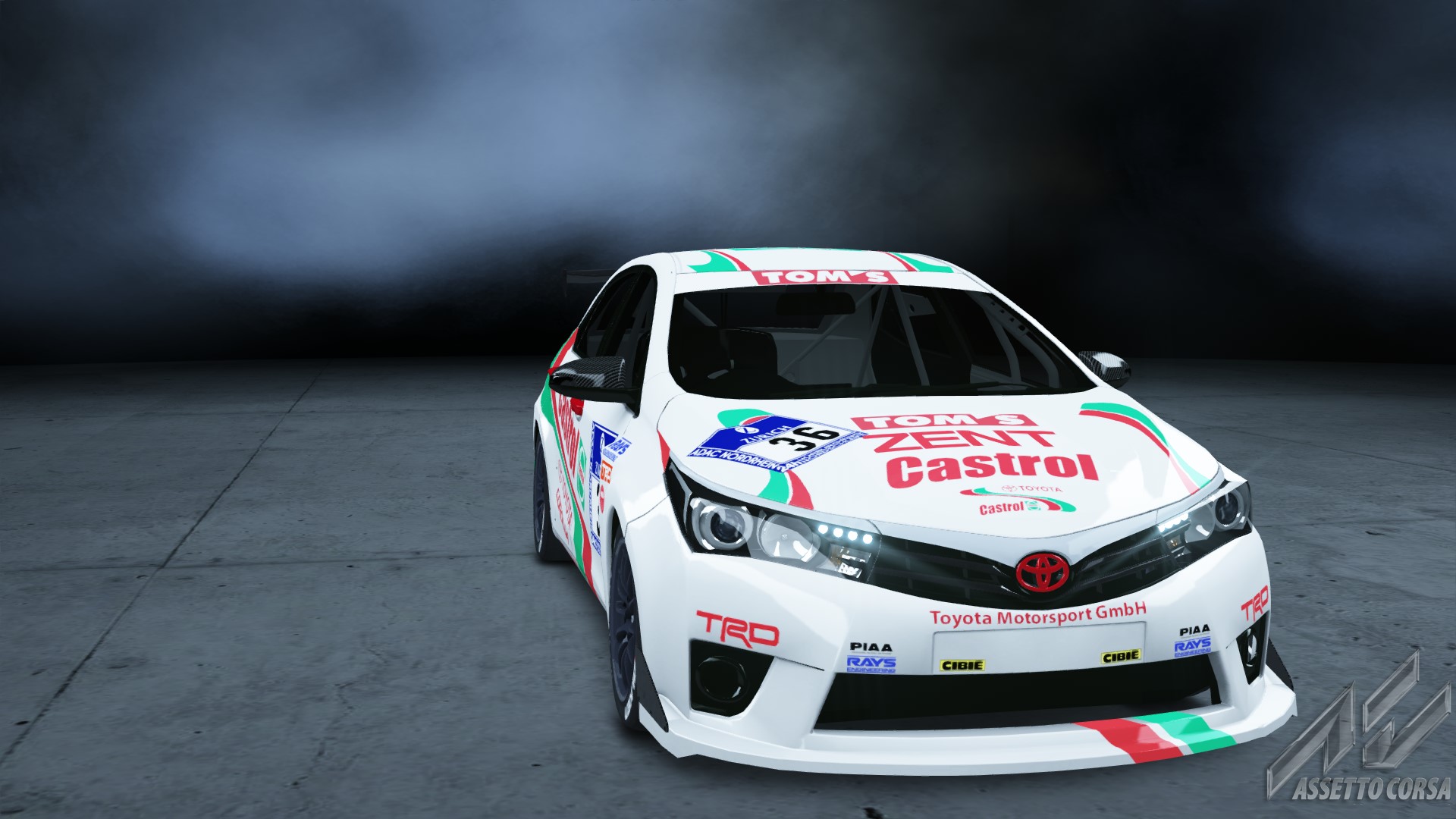 Toyota Altis VLN: Tom's Castrol #36 | OverTake.gg (Formerly RaceDepartment)