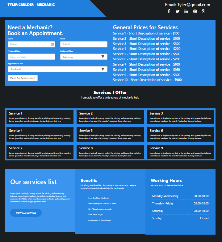 GitHub - Nicholashuber/Bootstrap-Appointment: Using bootstrap I ...