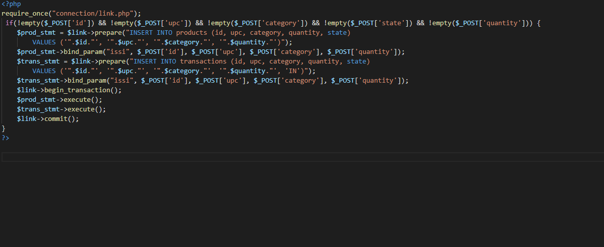 Php Insert Data In Two Separate Tables Stack Overflow 1506