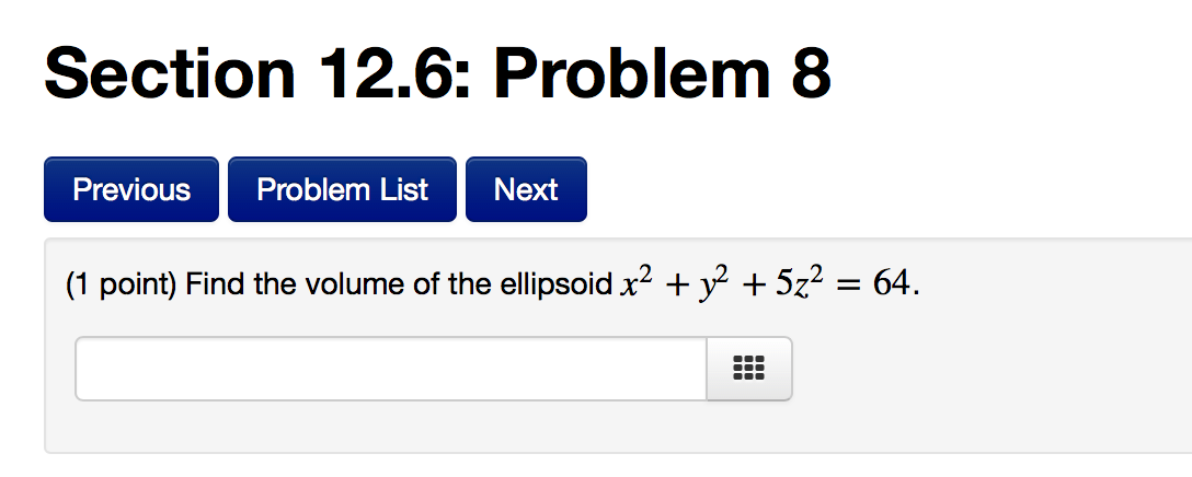 Solved Section 12.6: Problem 8 Previous Problem List Next (1 | Chegg.com