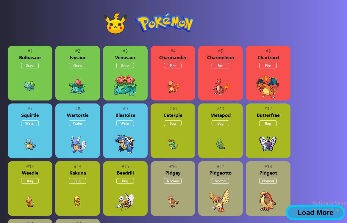 GitHub - EgoEagle/pokedex