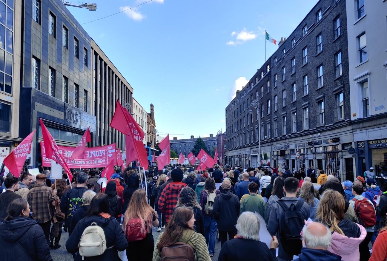 Pictures and Leaflets from todays protest. : r/irishpolitics