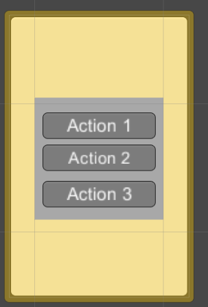 Show small action menu with different actions when clicking on a ...
