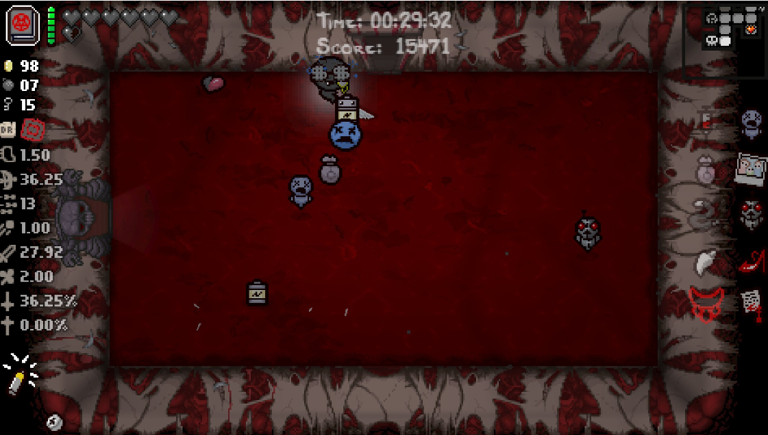 Never seen a black/red heart before in all my hours : r/bindingofisaac